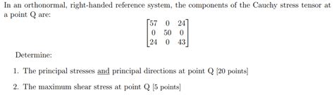 [solved] in an orthonormal right handed reference solutioninn