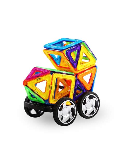 Klocki Magnetyczne 3d Konstrukcyjne Zestaw 48 Elementów