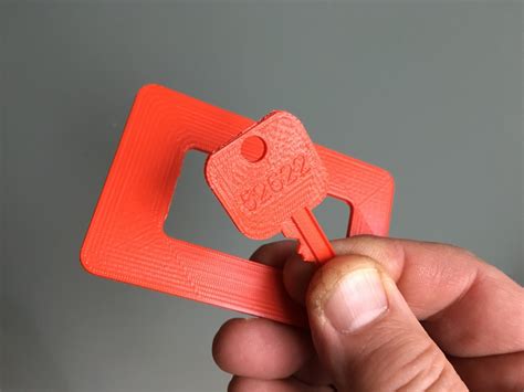 Spare Key Credit Card Schlage By PatPend Download Free STL Model Printables Com