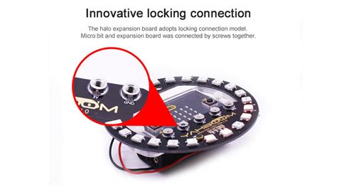 Yahboom Microbit Rgb Led Halo Expansion Board Compatible With Microb