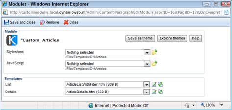 Custom Modules Part 8 Miscellaneous Tips