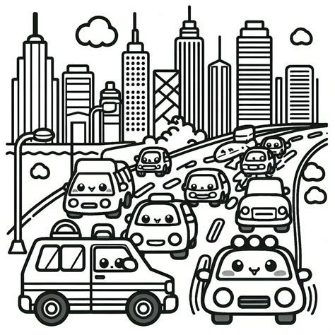 Kleurplaat Verkeer Prachtige Gratis Kleurplaat