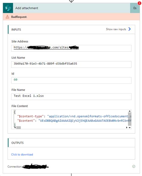 Solved Add Attachment With Update Item Action Failing Power Platform