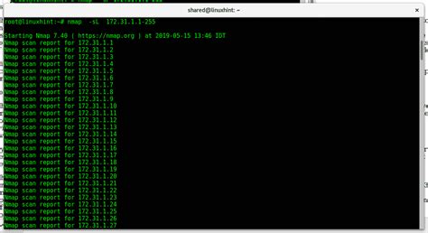 Nmap Ping Sweep Linux Tips Micro Blogs