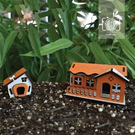 خرید و قیمت کلبه چوبی مینیاتوری طرح دودکش دار، گیفت، اسباب بازی، هدیه