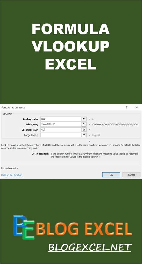 Formula Vlookup Excel Membaca
