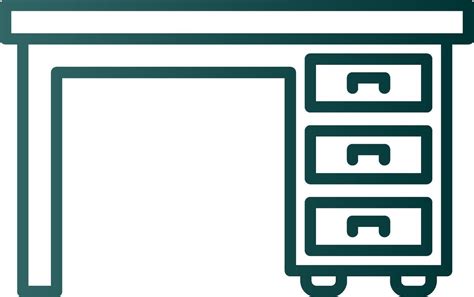 Cabinet Line Gradient Icon 43738055 Vector Art At Vecteezy