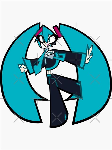 Hatsune Miku Sticker For Sale By Sunstonestuco Redbubble