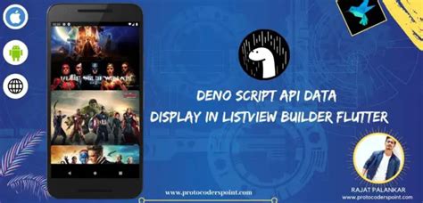Create Api Using Deno Js And Display Data In Flutter Listview Builder