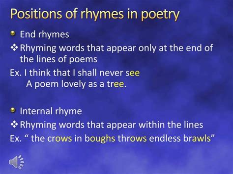 Rhyme Scheme In Poetry PPTX