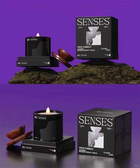 原创设计 感官senses 香薰包装设计 花瓣网