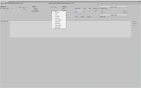 Sql For Unity