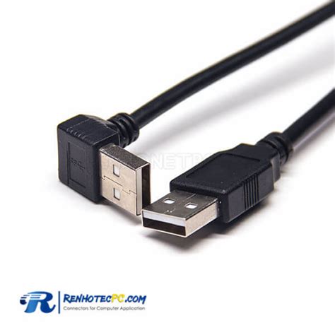 Pinout For Usb Connector Type A Male Up Angle To Male Data Line Extension Cable Renhotecpc Com
