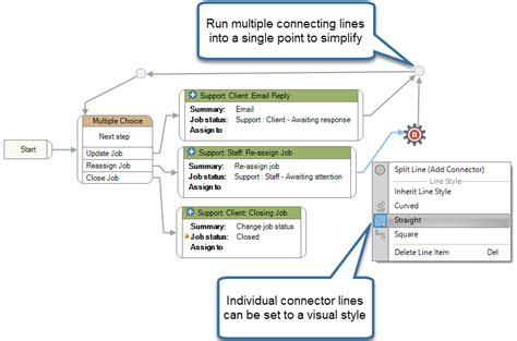 connectors and lines helpmaster service management software documentation