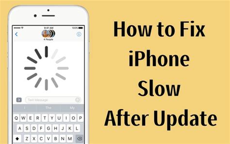 IPhone Slow After IOS Update Fix With Ease
