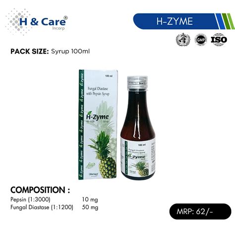 H Zyme Syp H And Care Incorp