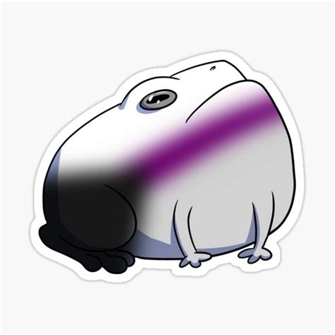 Demi Pride Frog Sticker By Ziecatch Redbubble
