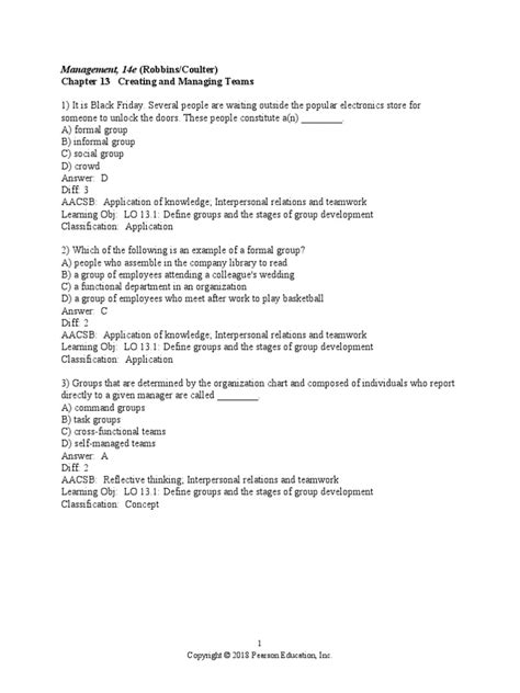 Chapter 13 Creating And Managing Teams Pdf Conformity Interpersonal Relationships