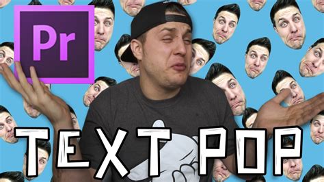 Learn How To Edit Stuff How To Make Text Pop On Screen In Premiere Pro CC Premiere Bro