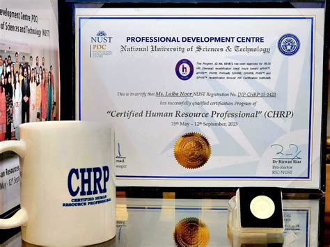 Laiba Noor On Linkedin Chrp Hr Certification Nust Hrprofessional Lifelonglearning 30