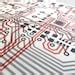 Arduino UNO Circuit Board Screen Print In Grey Red And Black Microcontroller Silkscreen Art Etsy