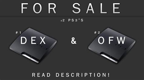 [sale] Dex And Ofw Ps3 For Sale Youtube