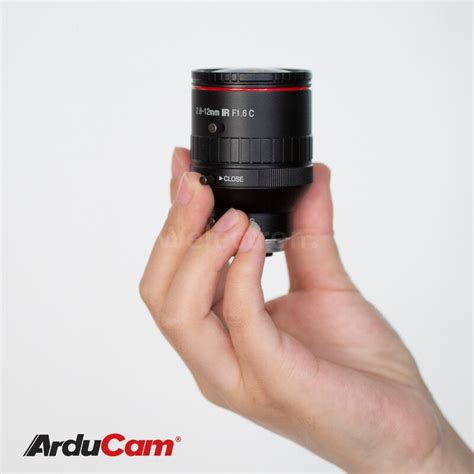 Arducam LN049 2 8 12mm Varifocal C Mount Lens For Raspberry Pi HQ Cam