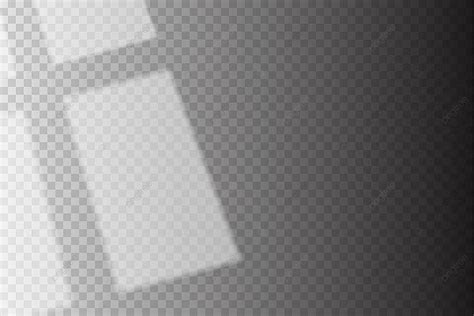 Window Shadow Light On Transparent Background Shadows Space Blurred Vector Shadows Space