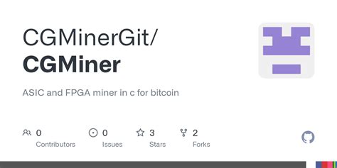 Github Cgminergitcgminer Asic And Fpga Miner In C For Bitcoin