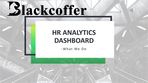 What Blackcoffer Do Hr Analytics Dashboard Youtube