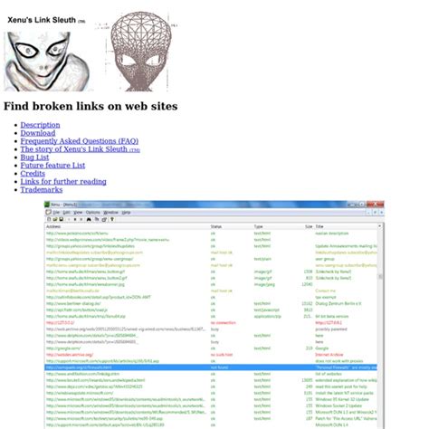 Find Broken Links On Your Site With Xenus Link Sleuth Tm Pearltrees
