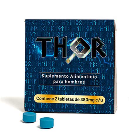 Thor 389 Mg Suplemento Alimenticio Para Hombres 2 Tabletas Farmacias