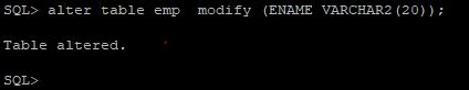 Alter Table In Oracle Add Drop Rename Modify Column Constraints