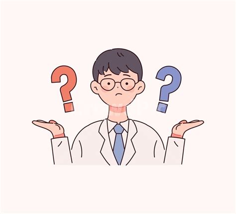 의사 닥터 선생님 의사선생님 남자 사진 이미지 일러스트 캘리그라피 Woocat작가