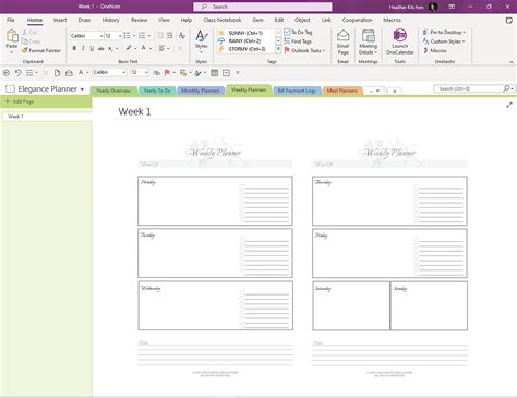 Daily Planner Templates For Onenote At Daniel Mcbryde Blog