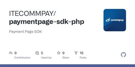 GitHub ITECOMMPAY Paymentpage Sdk Php Payment Page SDK