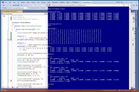 data anomaly detection for mixed data using k means clustering from