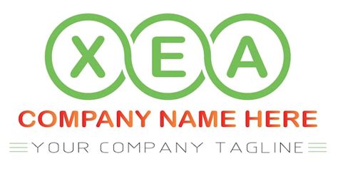 Premium Vector Xea Letter Logo Design