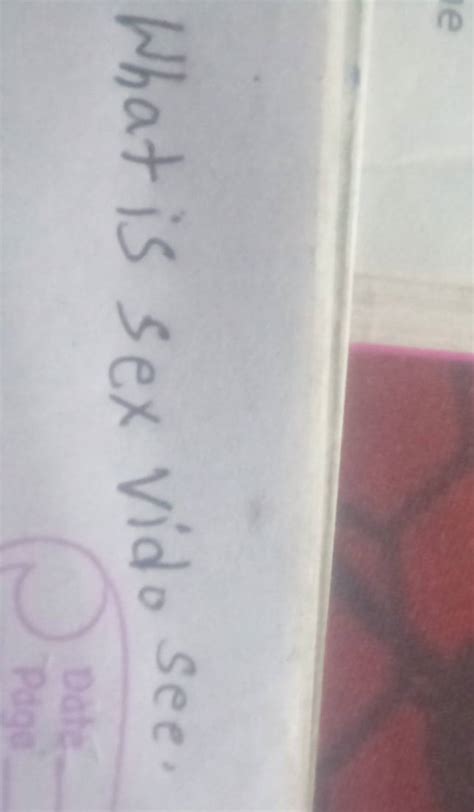 What Is Sex Video See Filo
