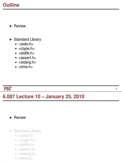 Pdf 10biblioteca Estándar De C Stdioh Ctypeh Stdlibh Asserth