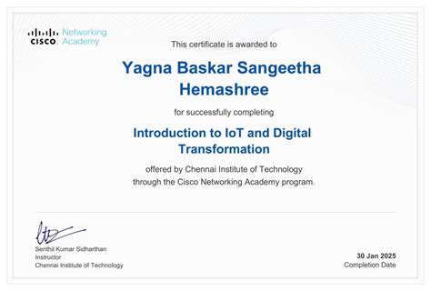 iot digitaltransformation cisco y s hemashree