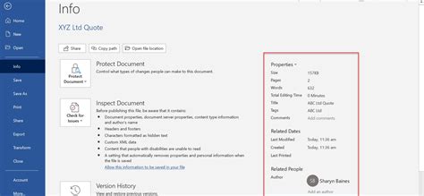 What Is An Example Of A Document Property At Edward Mozingo Blog