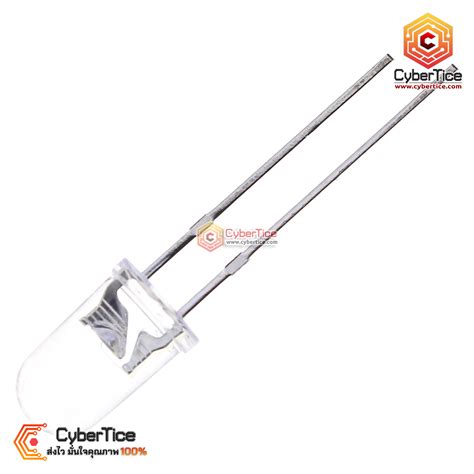 led 5mm หลอดใส สีเหลือง จำนวน5ดวง ขาย arduino อุปกรณ์ arduino คุณภาพ