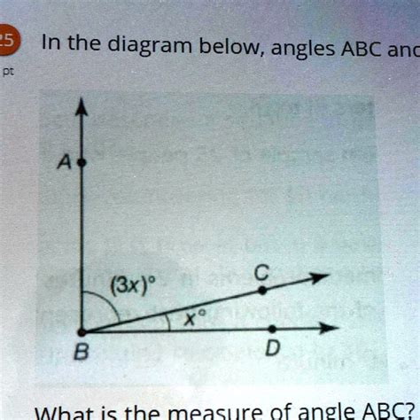 In The Diagram Below Angles Abc And Cbd Are Complementary