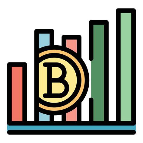 Blockchain Graph Chart Icon Color Outline Vector 15143599 Vector Art At Vecteezy