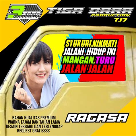 Jual Stiker One Way Kaca Samping Ragasa Stiker Kaca Samping Truk Ragasa Kode 06 Shopee Indonesia