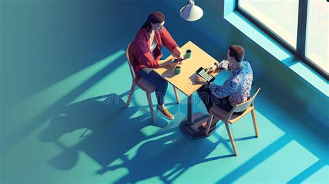 3d Man Sitting Table Stock Illustrations 1 111 3d Man Sitting Table Stock Illustrations