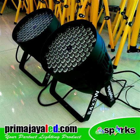 Set Led Par X W Rgbw Prima Jaya Led