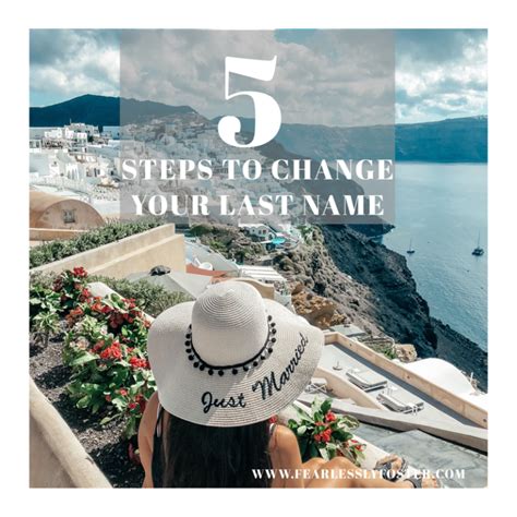 How To Change Your Last Name Broken Down Into 5 Easy Steps Fearlessly Foster