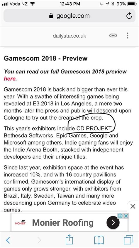 Cdpr At Games On Confirmed Rcyberpunkgame